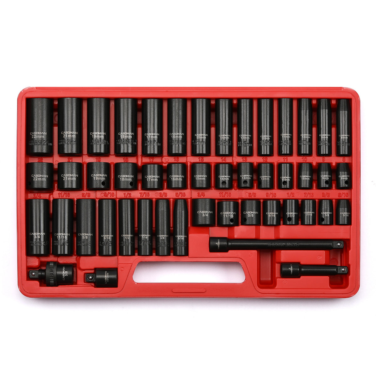 Upgrade Your Socket Game: CASOMAN 48-Piece Impact Socket Set — CASOMAN ...